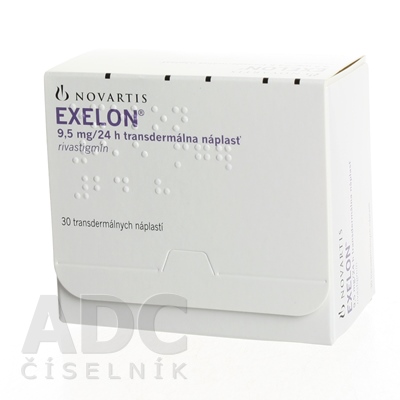 Exelon 9,5 mg/24 h transdermálna náplasť - ADC.sk