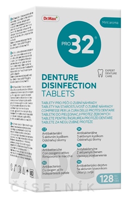 Dr.Max PRO32 Čistiace tablety na zubné protézy - ADC.sk