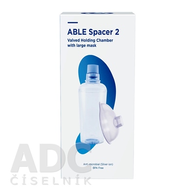 ABLE SPACER 2 + Large Mask Nadstavec inhalačný - ADC.sk