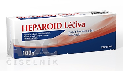 Prerušenie dodávok: Heparoid Léčiva crm der (tuba Al) 1x100 g - ADC.sk