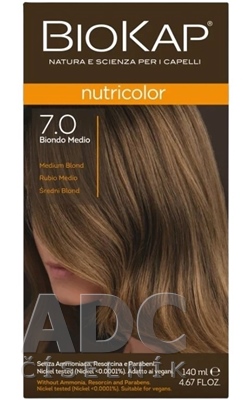 BIOKAP nutricolor Farba na vlasy 7.0 - ADC.sk