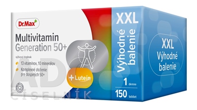 Dr.Max Multivitamin Generation 50+ XXL - ADC.sk
