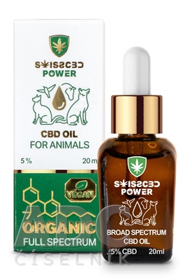 SwissCBDpower CBD OIL 5% for Animals - ADC.sk