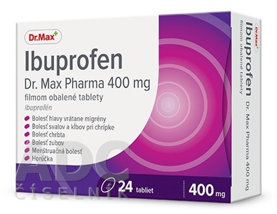 Ibuprofen Dr. Max Pharma 400 mg - ADC.sk