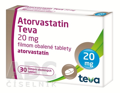 Atorvastatin Teva 20 mg - ADC.sk