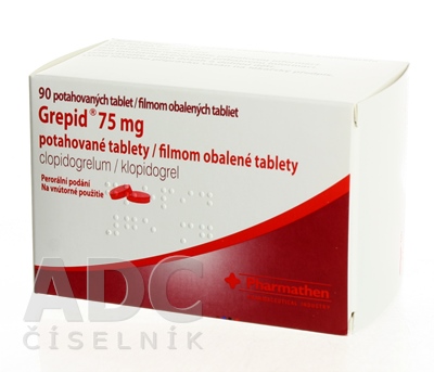 Grepid 75 mg filmom obalené tablety - ADC.sk