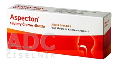 Aspecton tablety Čierne ríbezle - ADC.sk