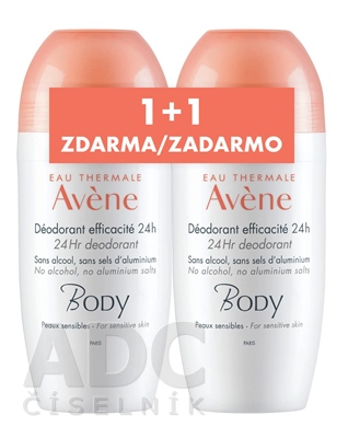 AVENE BODY DEODORANT EFFICACITE 24h DUO - ADC.sk