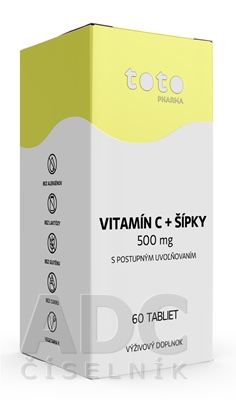 TOTO VITAMÍN C 500 mg + ŠÍPKY - ADC.sk