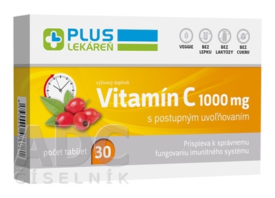 PLUS LEKÁREŇ Vitamín C 1000 mg - ADC.sk
