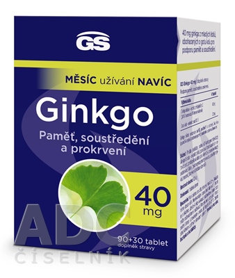 GS Ginkgo 40 mg - ADC.sk
