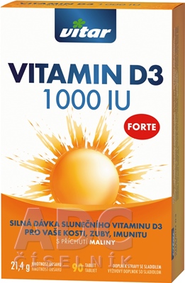 VITAR VITAMIN D3 FORTE 1 000 IU - ADC.sk