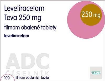 Levetiracetam Teva 250 mg filmom obalené tablety - ADC.sk