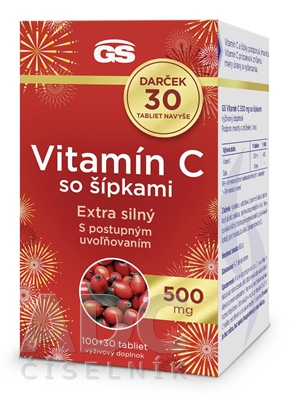 GS Vitamín C 500 mg so šípkami Darček - ADC.sk