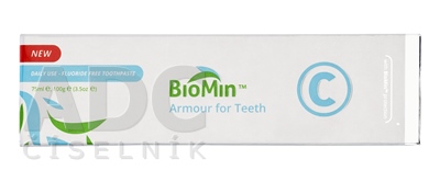 BioMin C zubná pasta bez fluoridov - ADC.sk