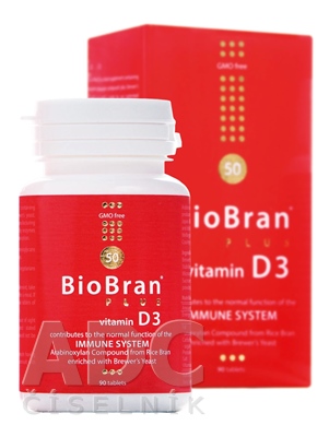BioBran Plus vitamín D3 - ADC.sk