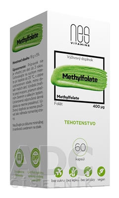 nesVITAMINS Methylfolate 400 µg - ADC.sk