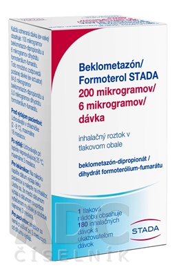 Beklometazón/Formoterol STADA 200 µg/6 µg/dávka - ADC.sk