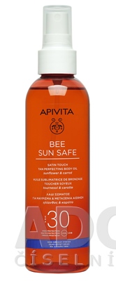 APIVITA BEE SUN SAFE TAN PERFECTING BODY OIL SPF30 - ADC.sk