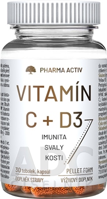 Pharma Activ VITAMÍN C + D3 - ADC.sk