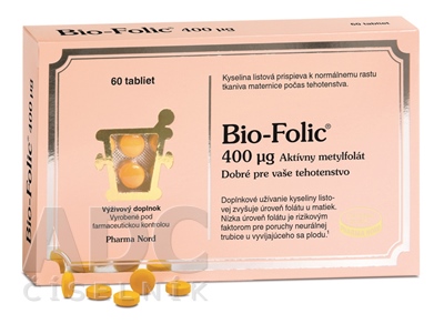 Produkty podobné Bio-FOLIC 400 μg - ADC.sk