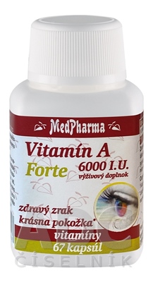 MedPharma Vitamín A 6000 I.U. Forte - ADC.sk