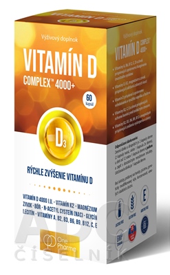 OnePharma VITAMÍN D Complex 4000+ - ADC.sk