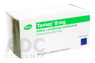 TOVIAZ 8 mg tablety s predĺženým uvoľňovaním - ADC.sk
