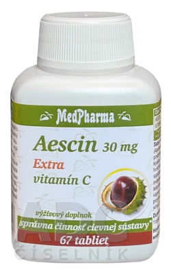 MedPharma Aescin 30 mg Extra vitamín C - ADC.sk
