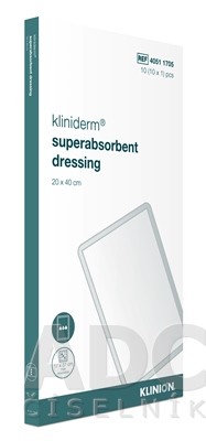 Kliniderm superabsorbent dressing - ADC.sk
