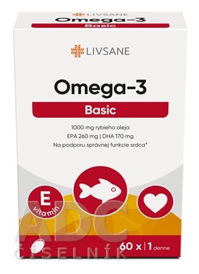 LIVSANE Omega-3 Basic - ADC.sk