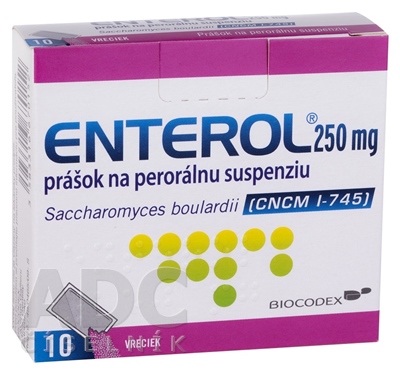 SPC Enterol 250 mg prášok na perorálnu suspenziu - ADC.sk
