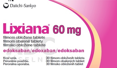 Lixiana 60 mg filmom obalené tablety - ADC.sk