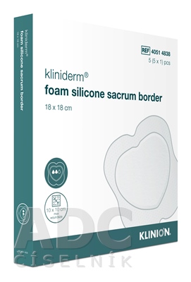 Kliniderm foam silicone sacrum border - ADC.sk