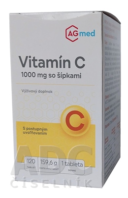 AGmed Vitamín C 1000 mg so šípkami - ADC.sk