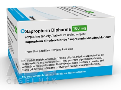 Sapropterin Dipharma 100 mg - ADC.sk