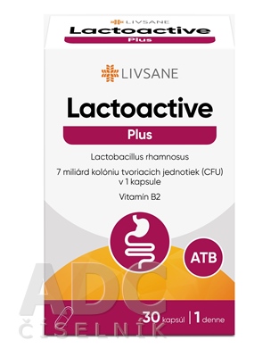 LIVSANE Laktoaktívne kapsuly Plus Vitamin B2 - ADC.sk