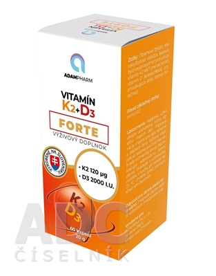 ADAMPharm Vitamín K2+D3 FORTE - ADC.sk