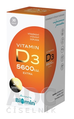 CALCIBONE Vitamin D3 EXTRA 5600 I.U. by BIOMIN - ADC.sk