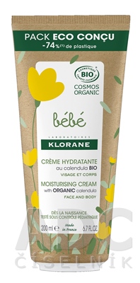 KLORANE BEBE Hydratačný krém - ADC.sk