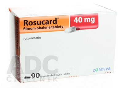 Rosucard 40 mg filmom obalené tablety - ADC.sk