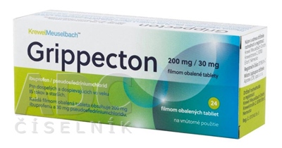 Grippecton 200 mg/30 mg filmom obalené tablety - ADC.sk