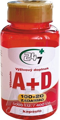 24/7 Plus Vitamín A + D - ADC.sk