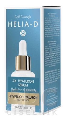 HELIA-D CELL CONCEPT 4x HYALURÓNOVÉ SÉRUM - ADC.sk