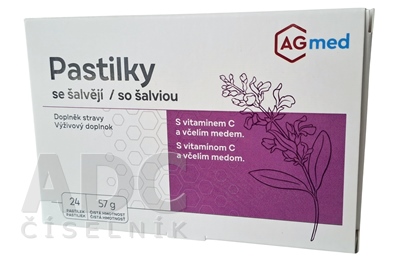 AGmed Pastilky so šalviou - ADC.sk