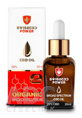 SwissCBDpower Broad Spectrum CBD OIL 20% - ADC.sk