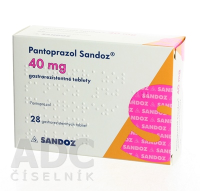 Pantoprazol Sandoz 40 mg gastrorezistentné tablety - ADC.sk