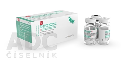Ceftriaxón AptaPharma 1 g - ADC.sk